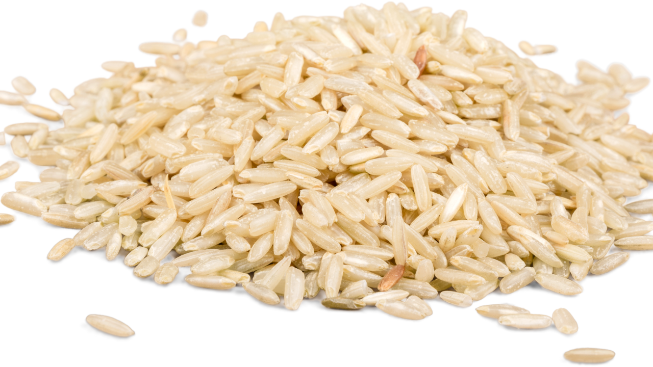 Brown rice: A whole grain that is rich in fiber and nutrients. - Period ...